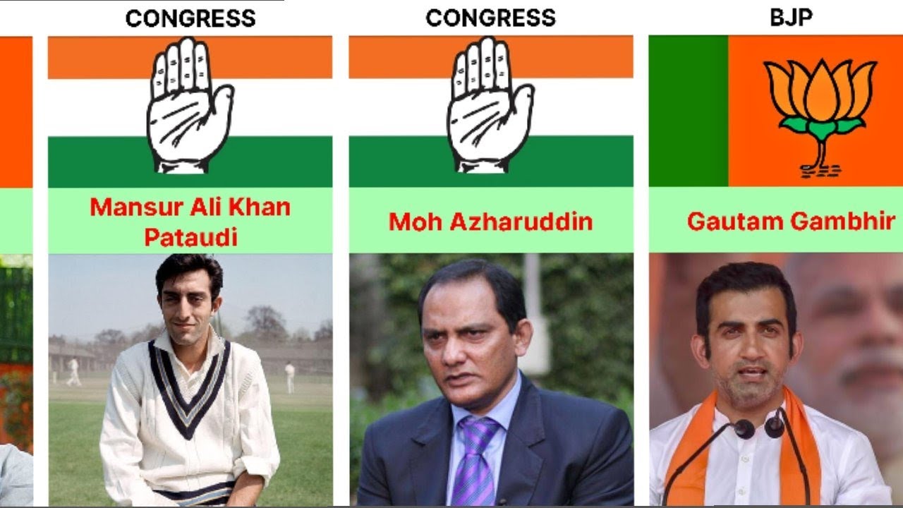 Top 10 India Cricketers Who Joined Politics After A Successful ...