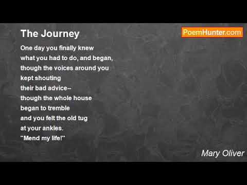 The journey Mary Oliver - YouTube