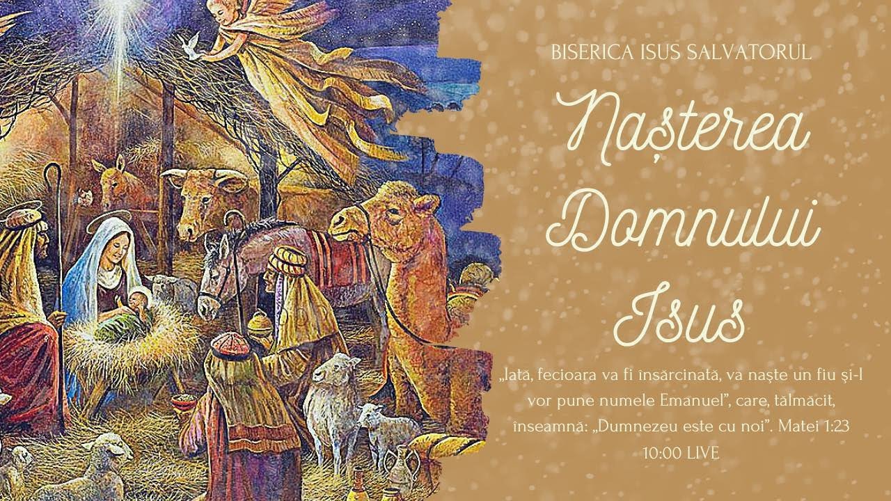 Nasterea Domnului Isus | Biserica Isus Salvatorul Chisinau LIVE | 25.12 ...