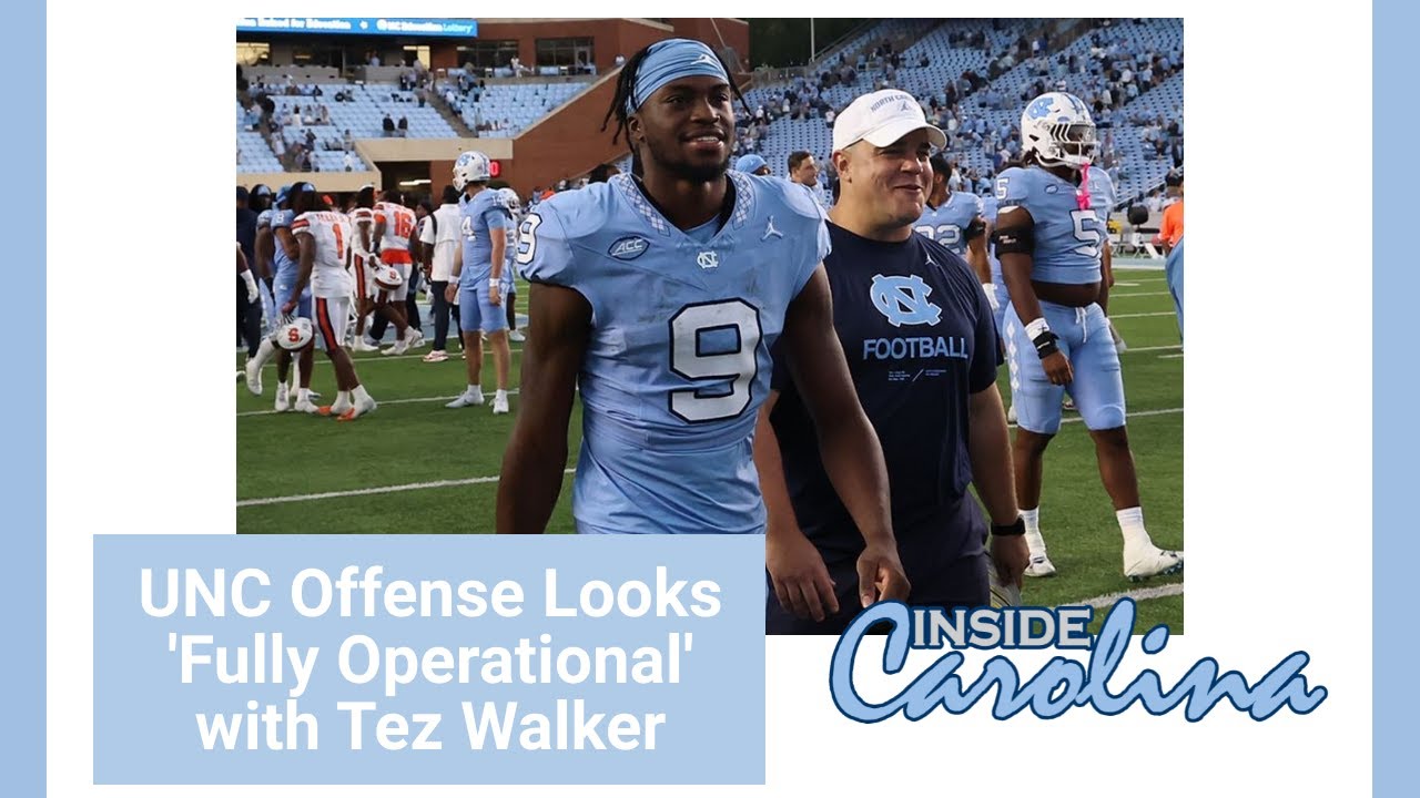 UNC Offense Looks 'Fully Operational' with Tez Walker | Inside Carolina ...