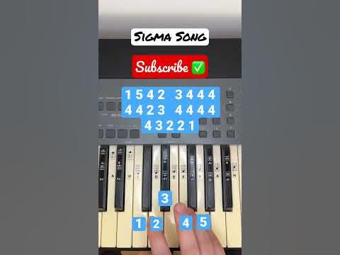 Sigma Song Piano Tutorial EASY 🎹 - YouTube