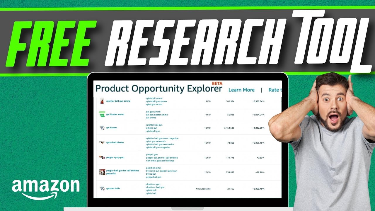 Amazon Product Opportunity Explorer | FREE Research Tool - YouTube