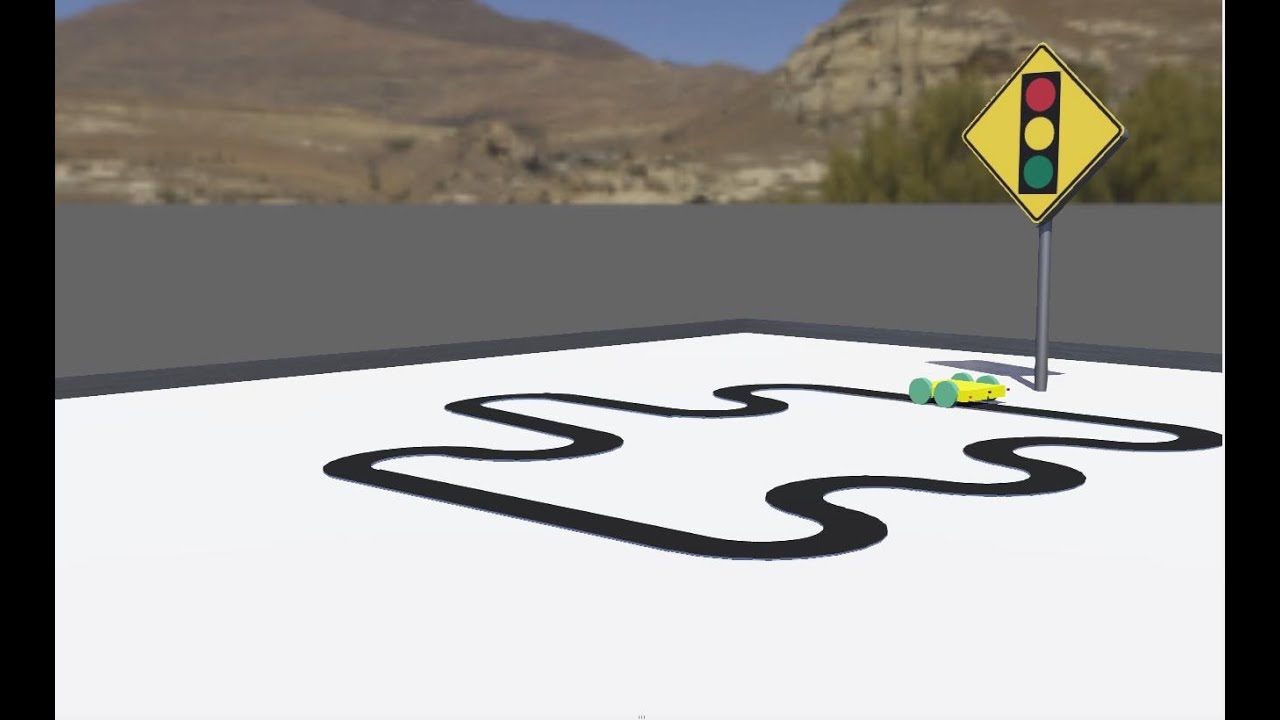 Line Follower Robot using PID Algorithm. Webots. - YouTube