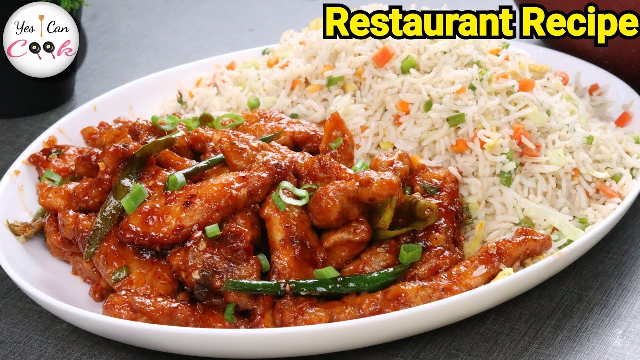 Chilli Chicken With Rice