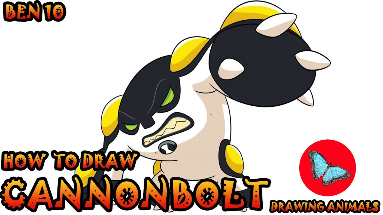 How To Draw Canonbolt From Ben 10 | Drawing Animals - YouTube