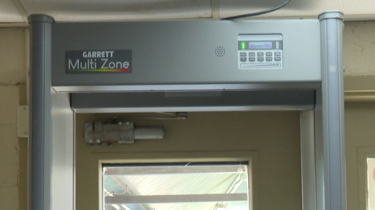 ENC students recall to new metal detectors this school year. - YouTube