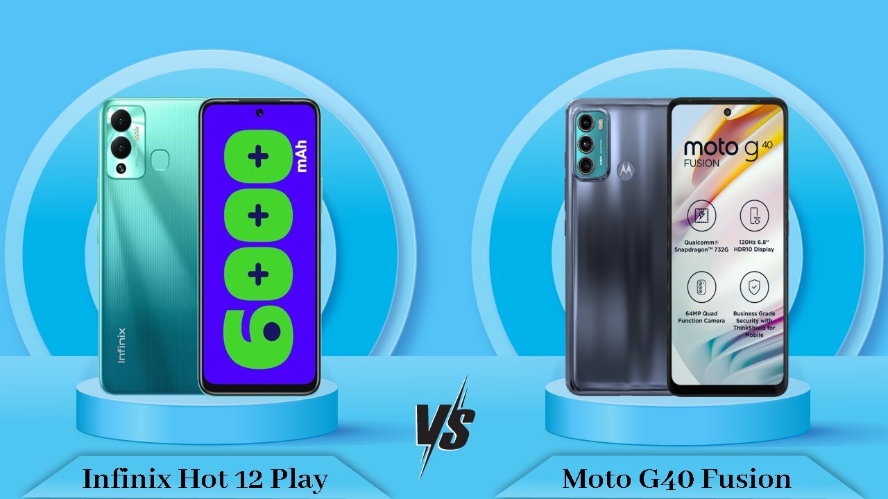 Infinix Hot 12 Play Vs Moto G40 Fusion - Full Comparison [Full ...