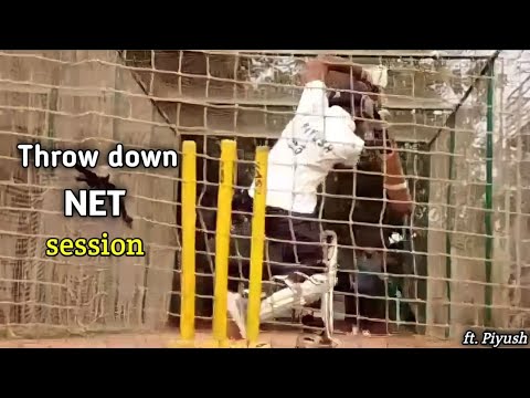 Batting Practice in Nets | Throw down net session | Net Practice - YouTube