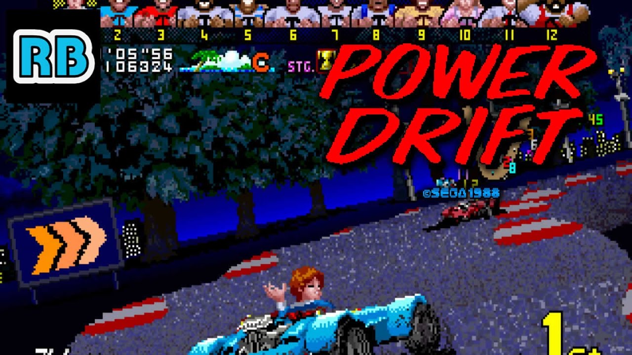 1988 [60fps] Power Drift Course C 7'23''40 ALL - YouTube