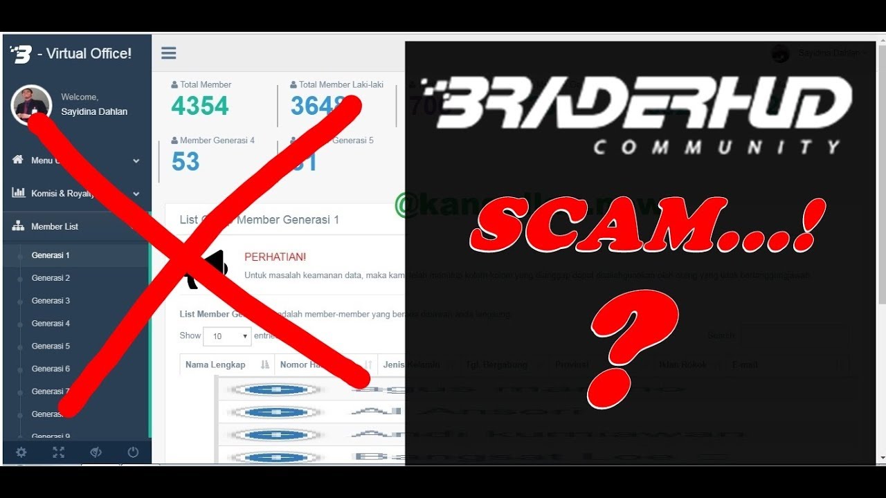 #BRADERHUD SCAM || Simak Penjelasan Berikut Ini. - YouTube