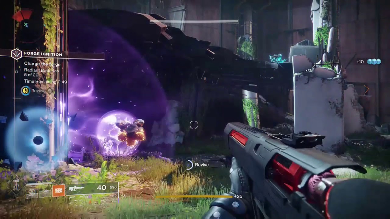 destiny 2 shanks in the bergusia forge - YouTube