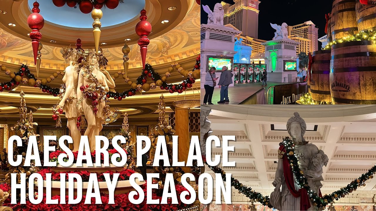 Caesars Palace Las Vegas Holiday Christmas Season | Las Vegas Christmas ...