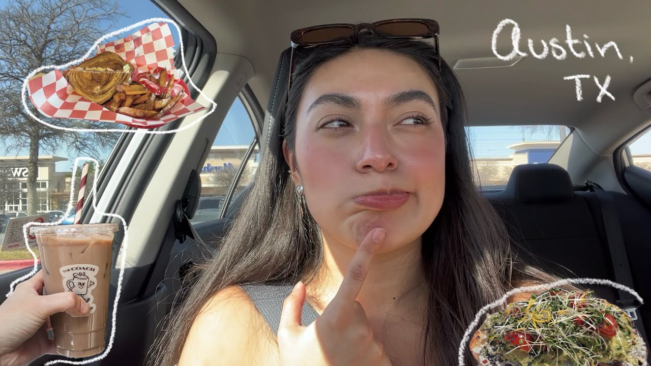 a day with me in Austin (trying new food, Coach Cafe, productive day ...