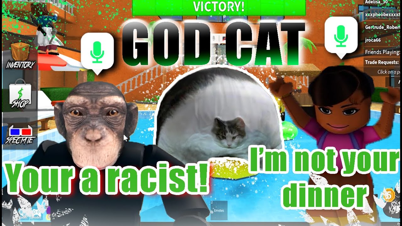 FAT CAT Voice Chat with Voice Mod Trolling (Murder Mystery And ...