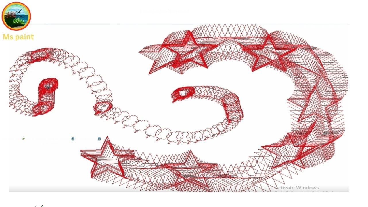 How to drawing ms paint🌴How to drawing paint in computer🎇ms paint ...