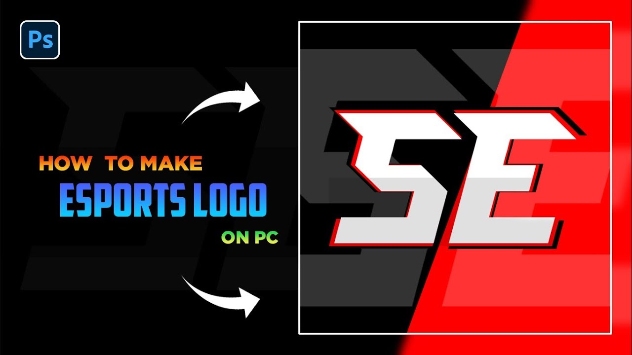 How to Make Esports Text Logo on PC | Esports Logo Tutorial | Gaming ...