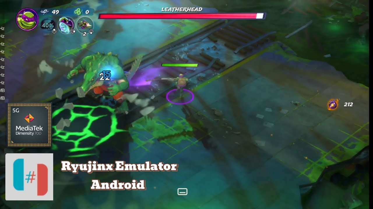 Teenage Mutant Ninja Turtles Splintered fate | Ryujinx Emulator Android MediaTek Dimensity 700 ...