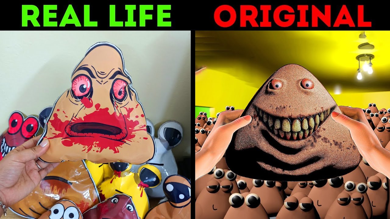POU & BOU'S REVENGE 💩 REAL LIFE vs ORIGINAL | The best tiktok of POU ...