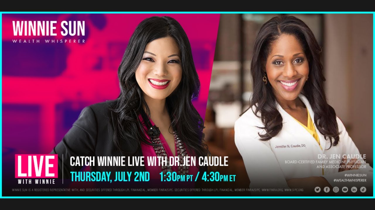 #WinnieSun 🤩LIVE! Join us LIVE 🔥 with Dr. Jen Caudle! - YouTube