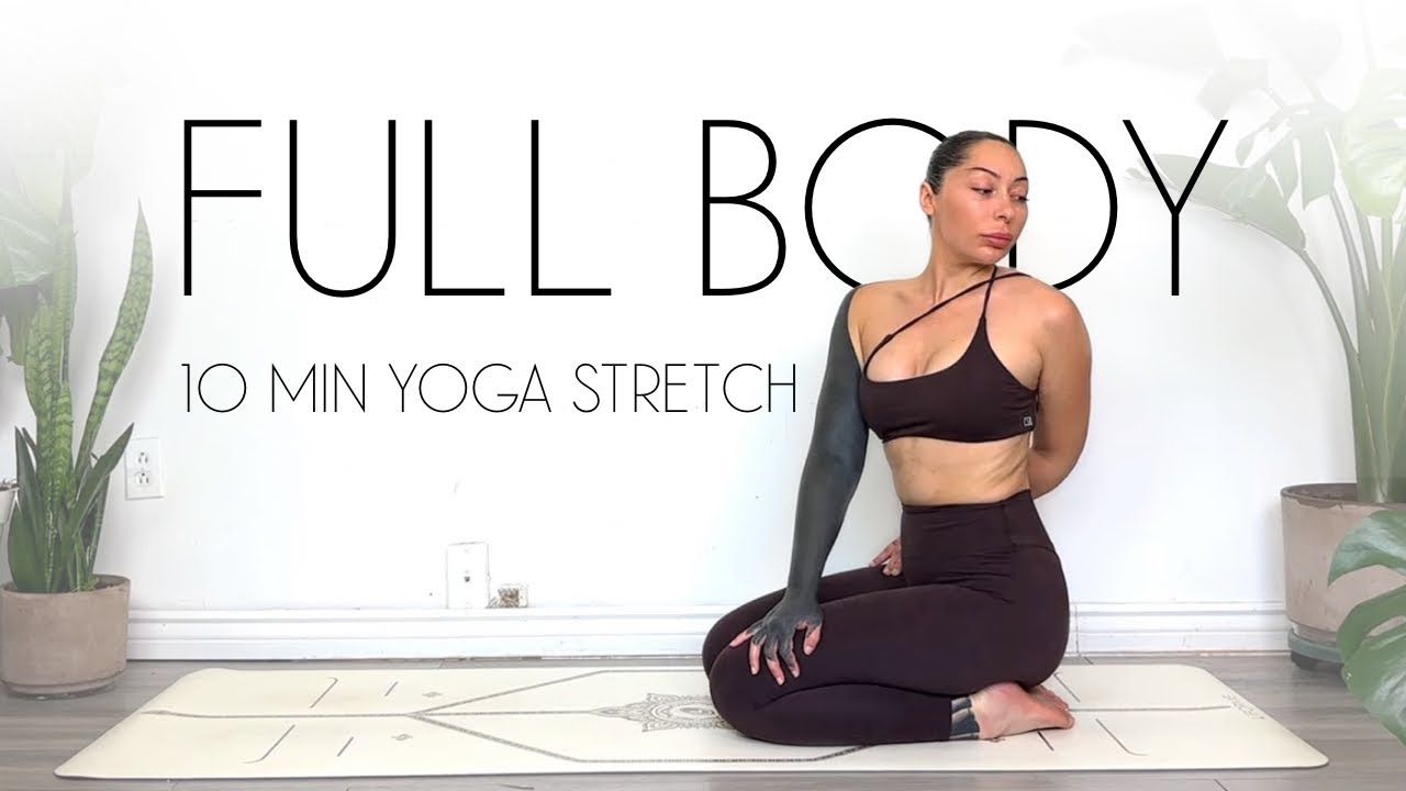 10 Min Morning Yoga Full Body Stretch - YouTube