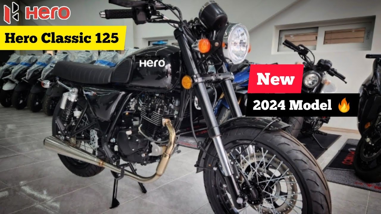 finally! hero new 125cc model 2024 retro bike😱 || hero classic 125 in ...