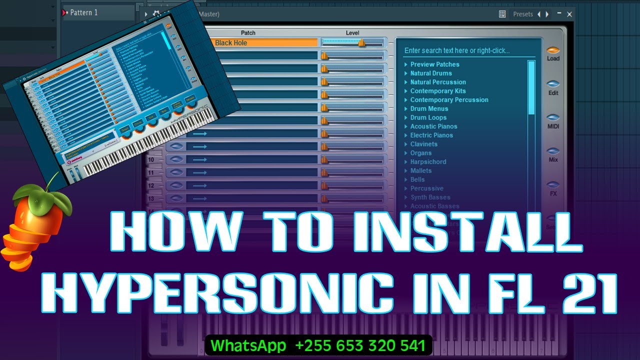 JINSI YA KUINSTALL HYPERSONIC KWENYE FL 21 (How To Install Hypersonic in Fl Studio 21 Problem ...