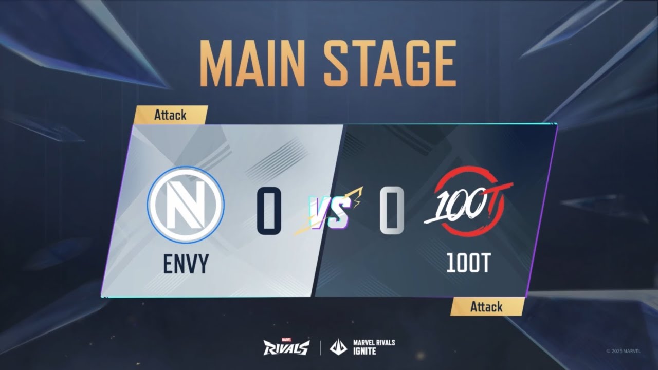 ENVY Vs 100 Thieves Main Stage Upper Final Marvel Rivals Ignite Mid ...