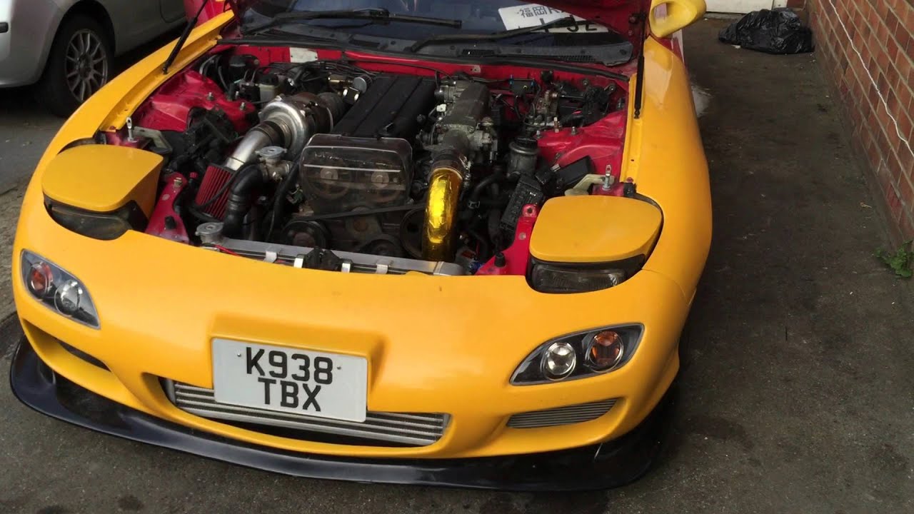 1JZ GTE RX7 FD R154 start from cold (No Map) - YouTube