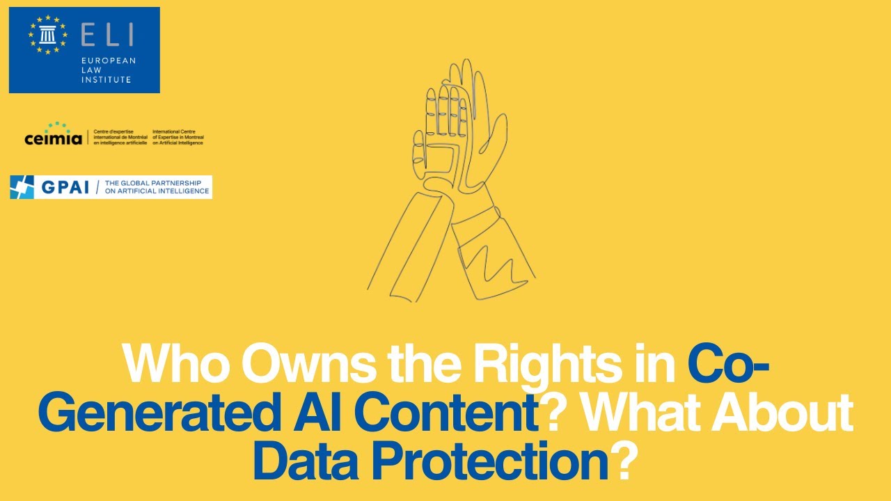 Who Owns the Rights in Co-Generated AI Content? What About Data ...