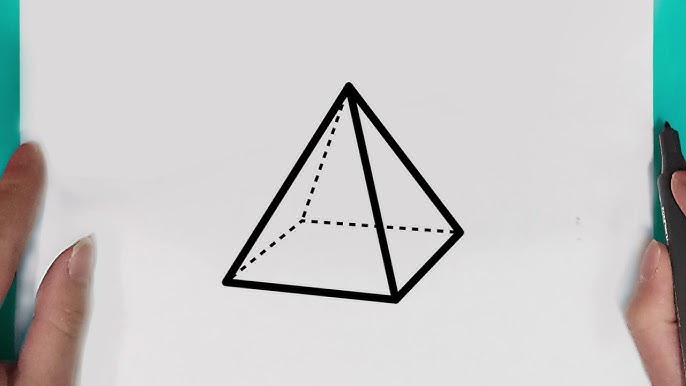 How To Draw A Square Pyramid