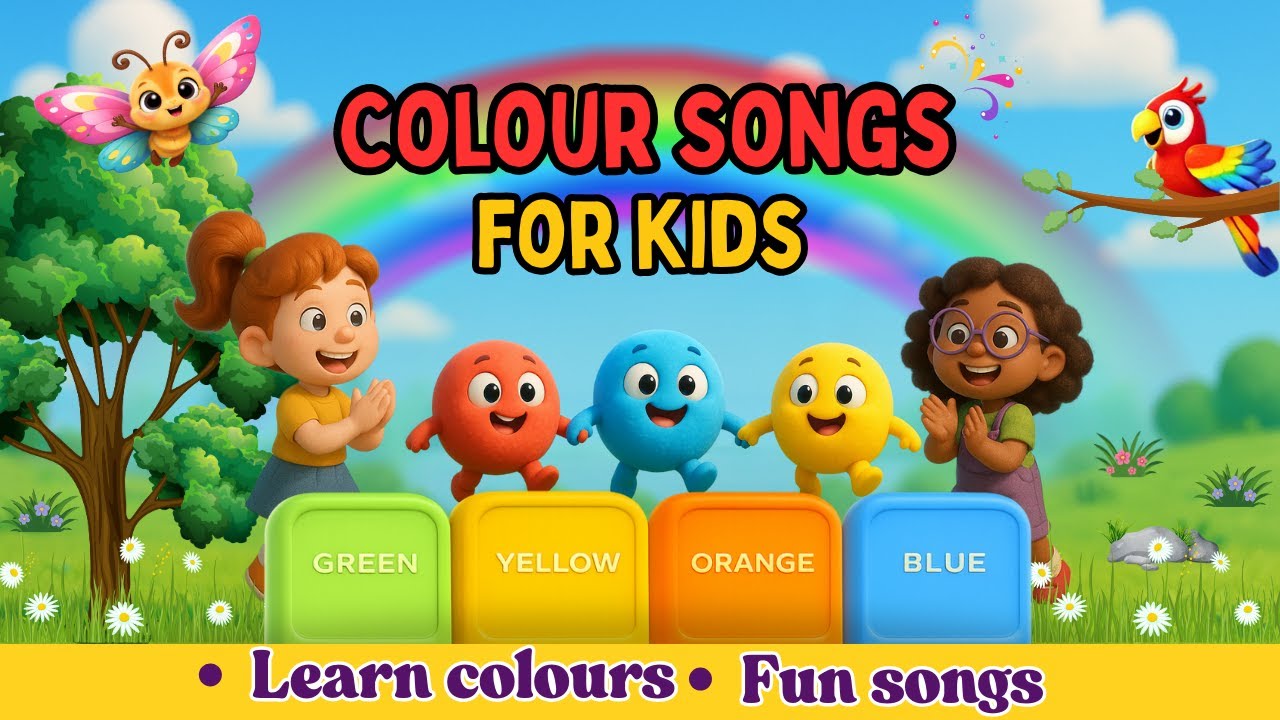 Color Song Compilation 🌈 | Rainbow, Guess the Color & Primary Colors ...