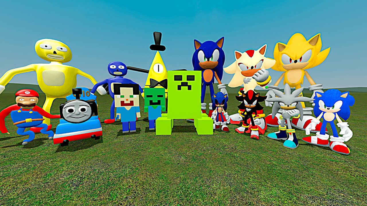 ALL NEW SONIC THE HEDGEHOG VS 3D SANIC CLONES MEMES ( 3D MEMES ) in ...