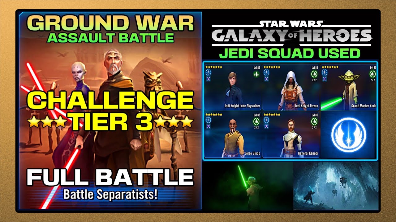GROUND WAR CHALLENGE TIER 3 FULL BATTLE *GUIDE IN THE DESCRIPTION ...