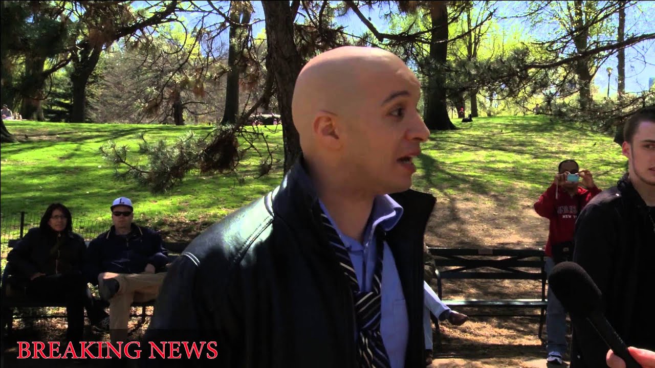 Reporter at Crime Scene - YouTube