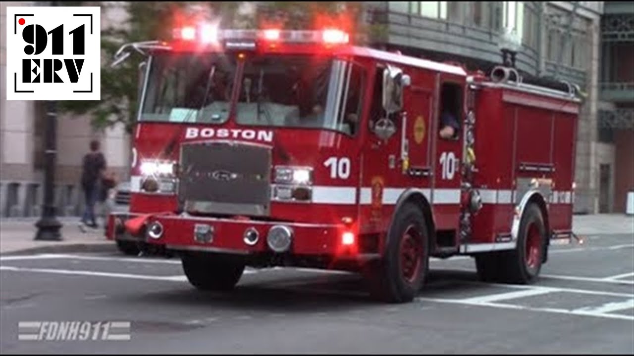 Boston Fire NEW Engine 10 Responding - YouTube