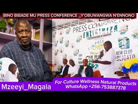 Muzeeyi Magala mu press Conference _Y'EZIKIRIZA Y'OBUWANGWA N'ENNONO ...