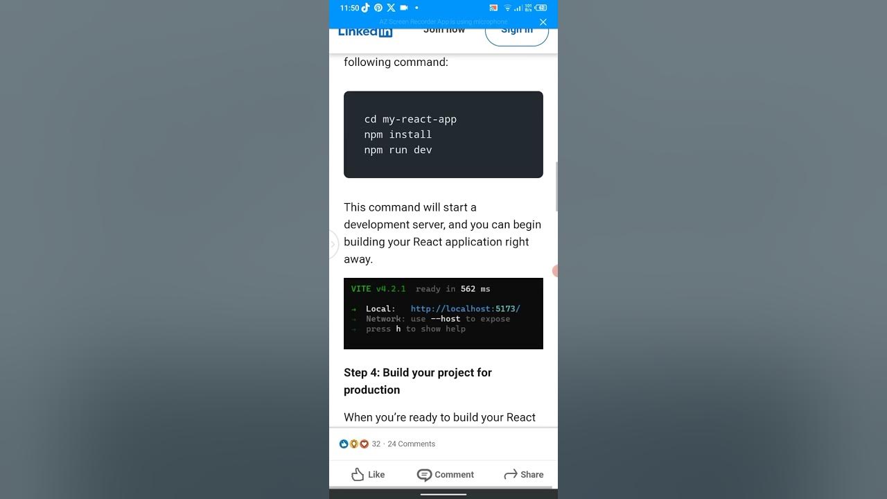 How To Create React App Using Vite Alone Tech Youtube 7038