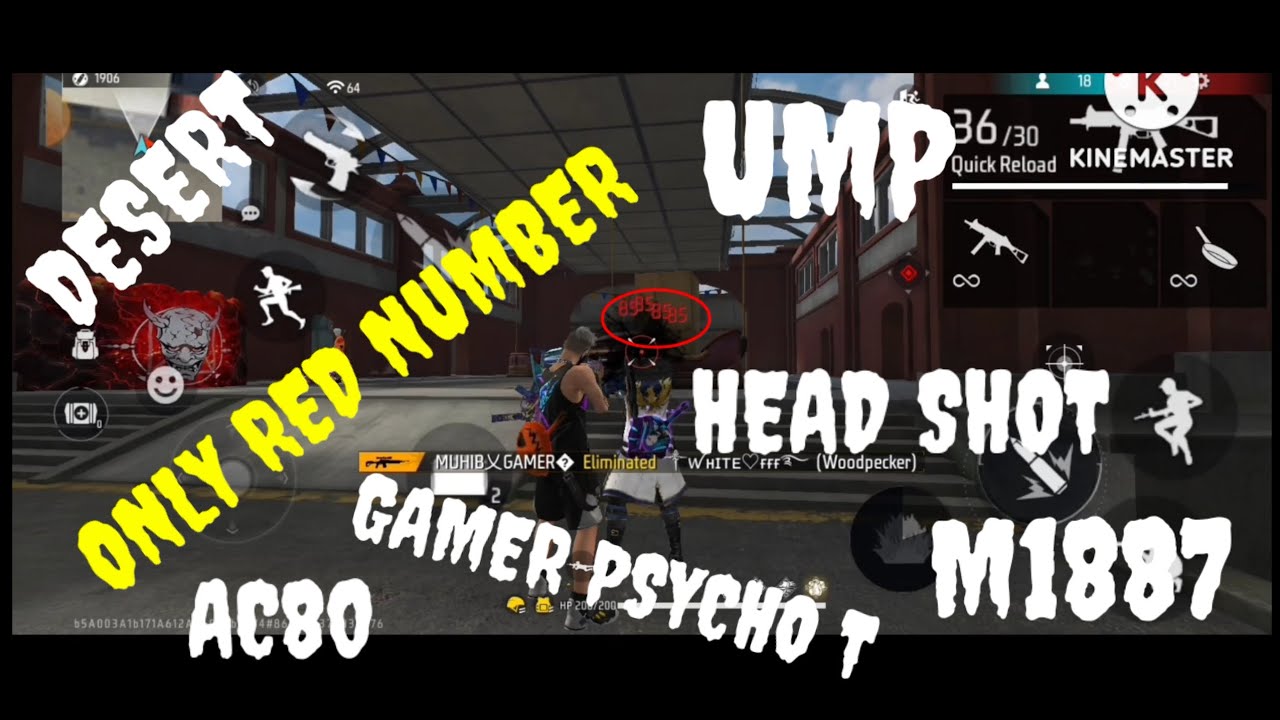 only head shot gameplay. #gamer psycho t. - YouTube