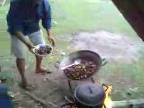 some local people in philippines eating a dog - YouTube