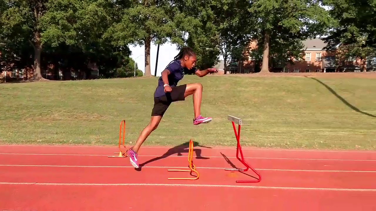 Hurdle Training - Drilling and Rhythm work with Joslyn Hamilton (12 ...