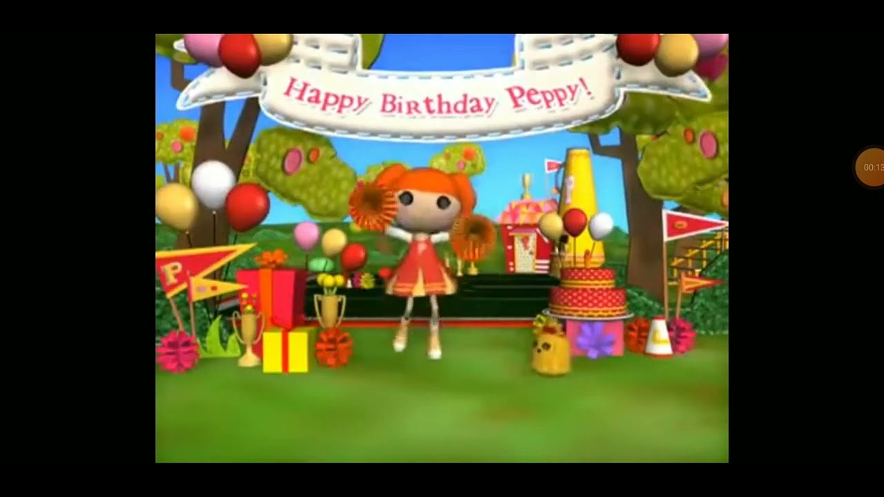Today is peppy pom poms birthday! - YouTube