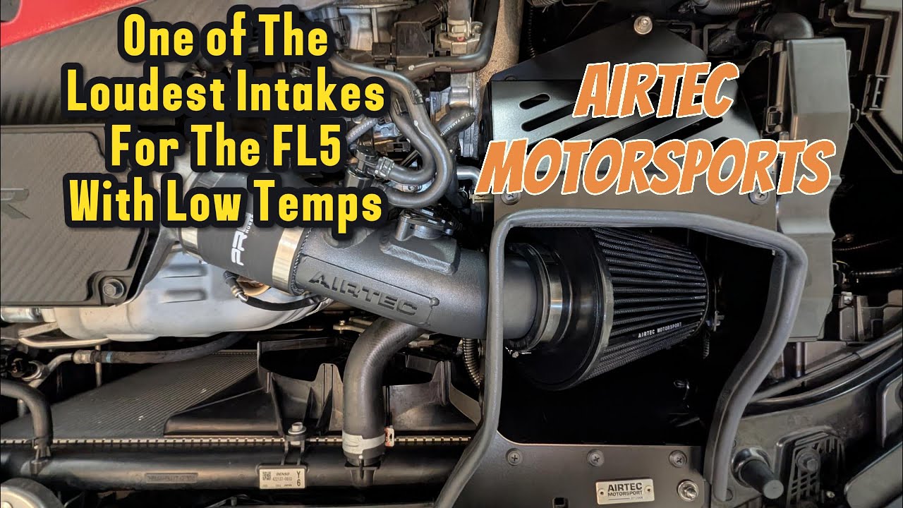 Civic Type R FL5 Loud Intake Low Temps - YouTube