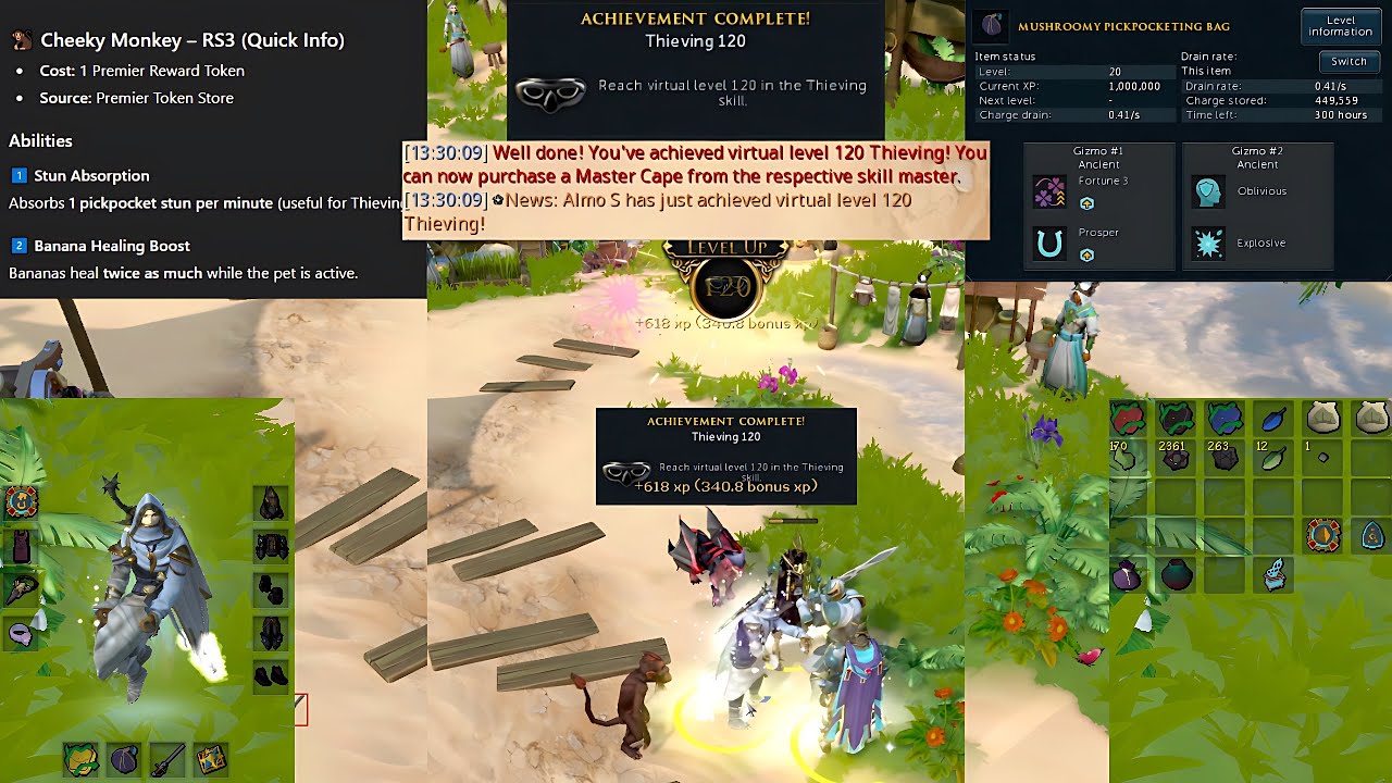 🔥 Fastest AFK 120 Thieving Method in RS3 (Before the Update Drops ...