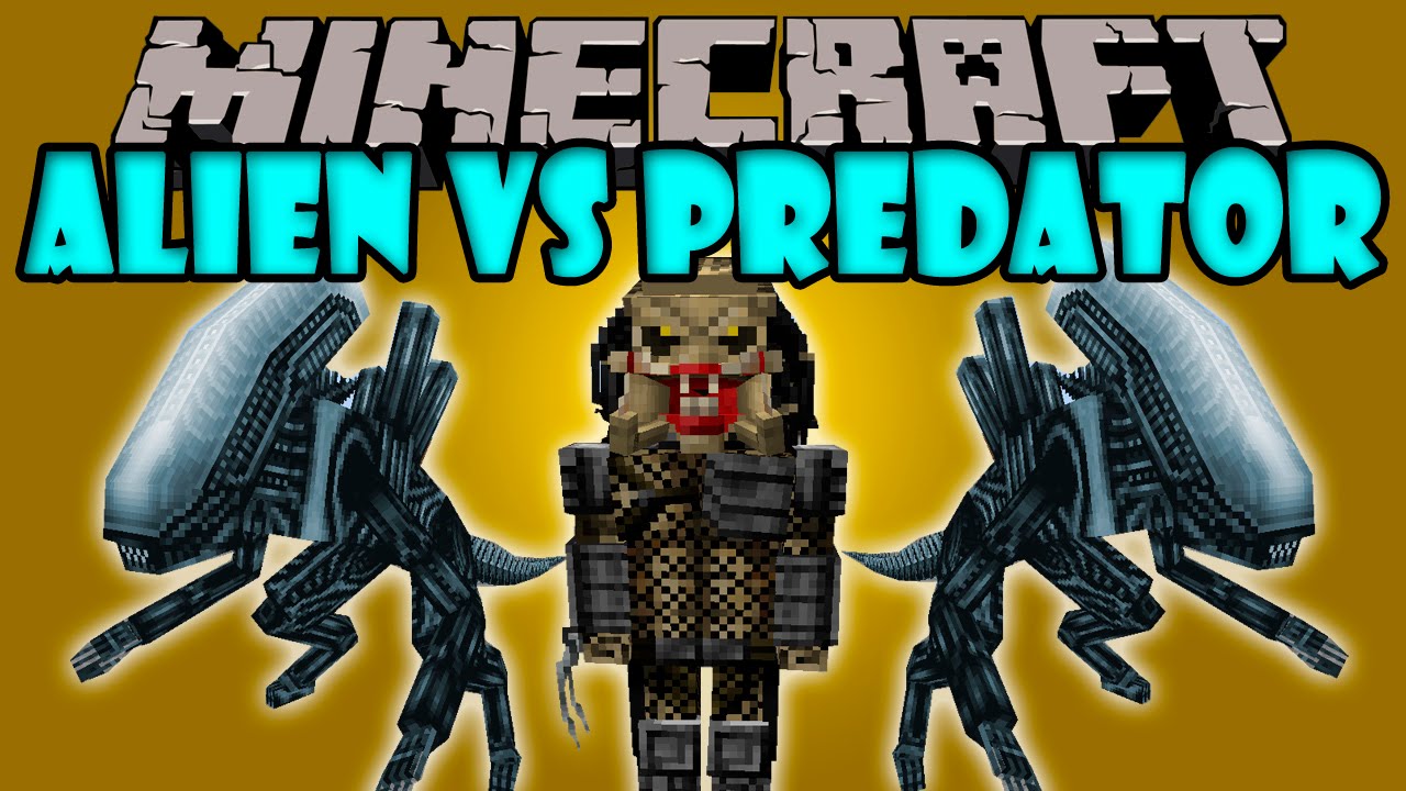 ALIEN VS PREDATOR MOD - Marines, Aliens, Depredadores - Minecraft mod 1 ...