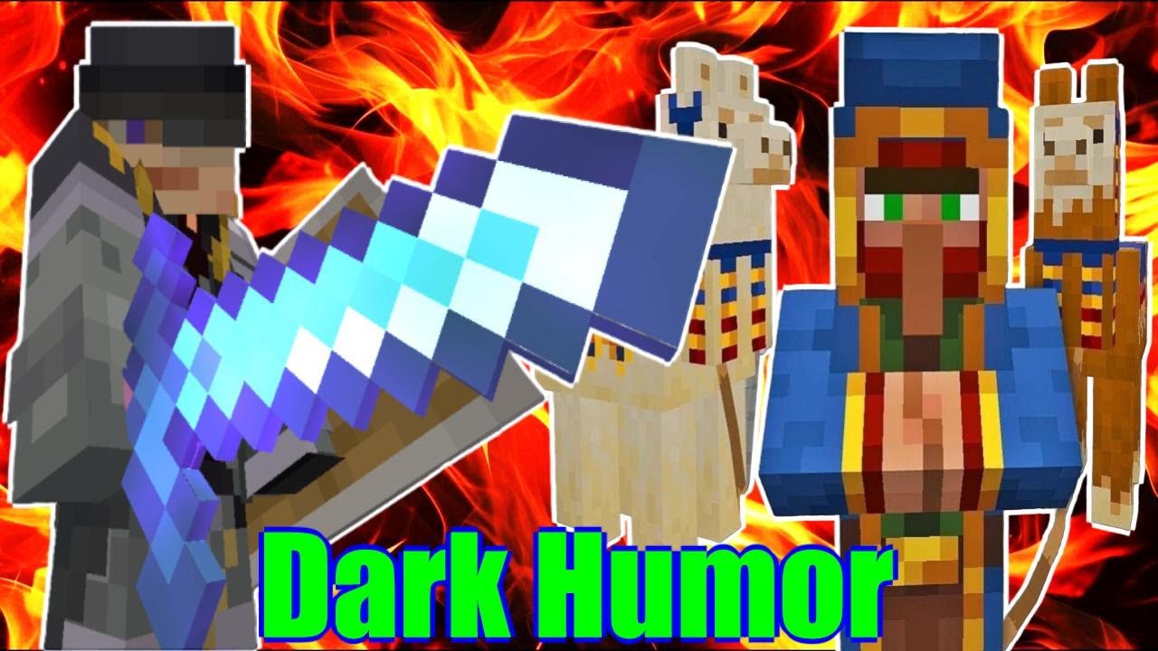 Minecraft BUT it's DARK Humor - Minecraft Funny Moments - YouTube