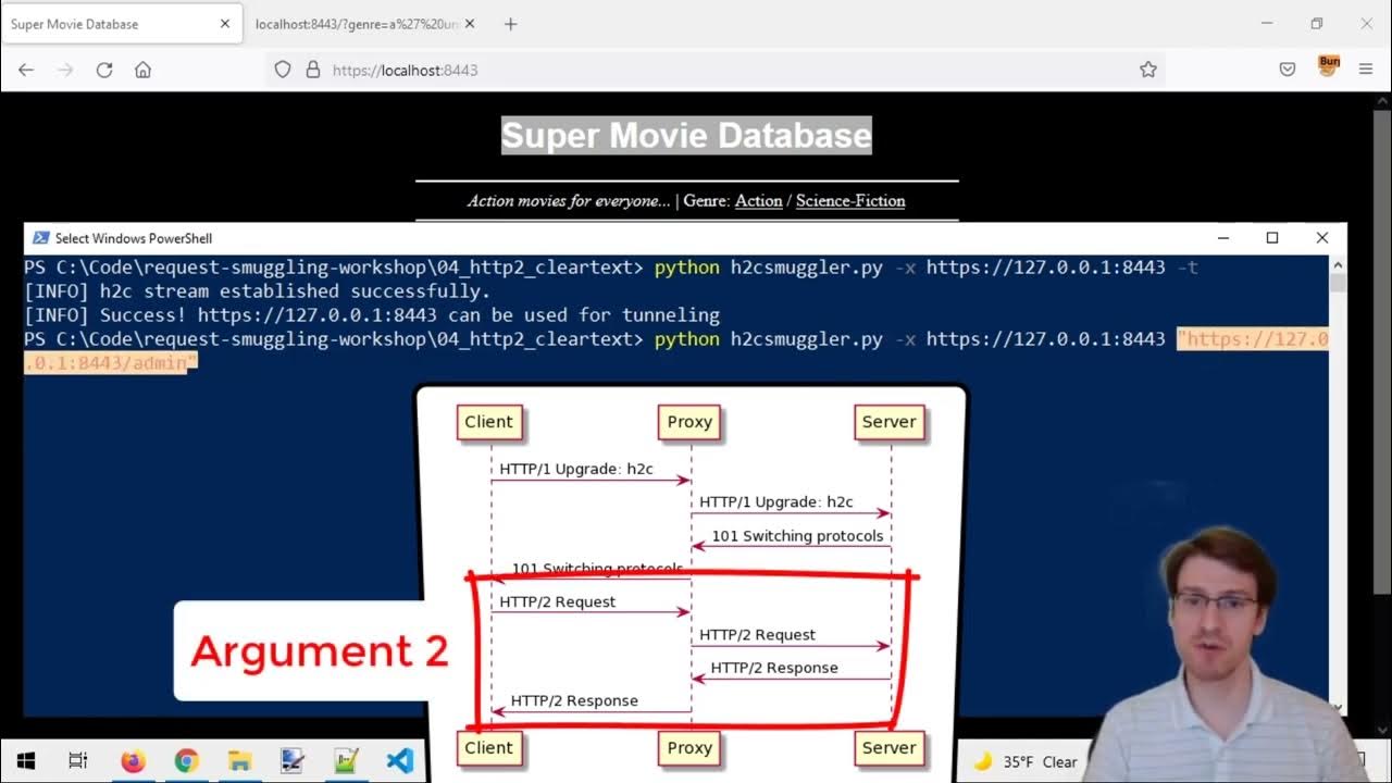 🎬 Demo: HTTP Request Smuggling H2C WAF Bypass - YouTube