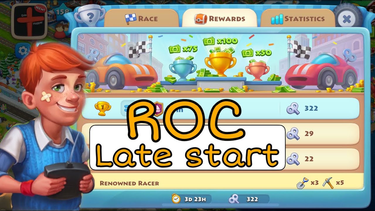 Township ROC late start strategy to win will work? Level up 158 game play, Prince, - YouTube