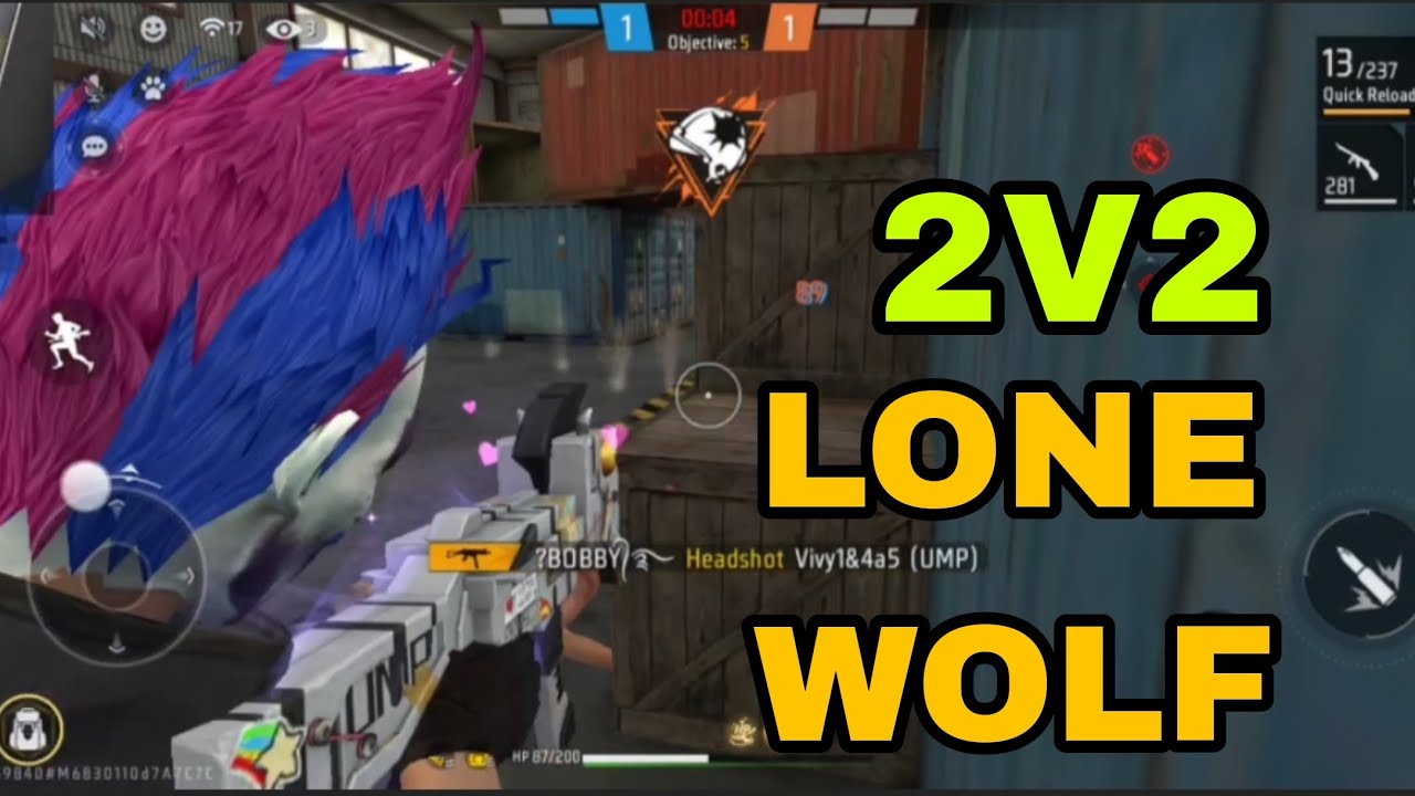 PLAYING 2V2 LONE WOLF - YouTube