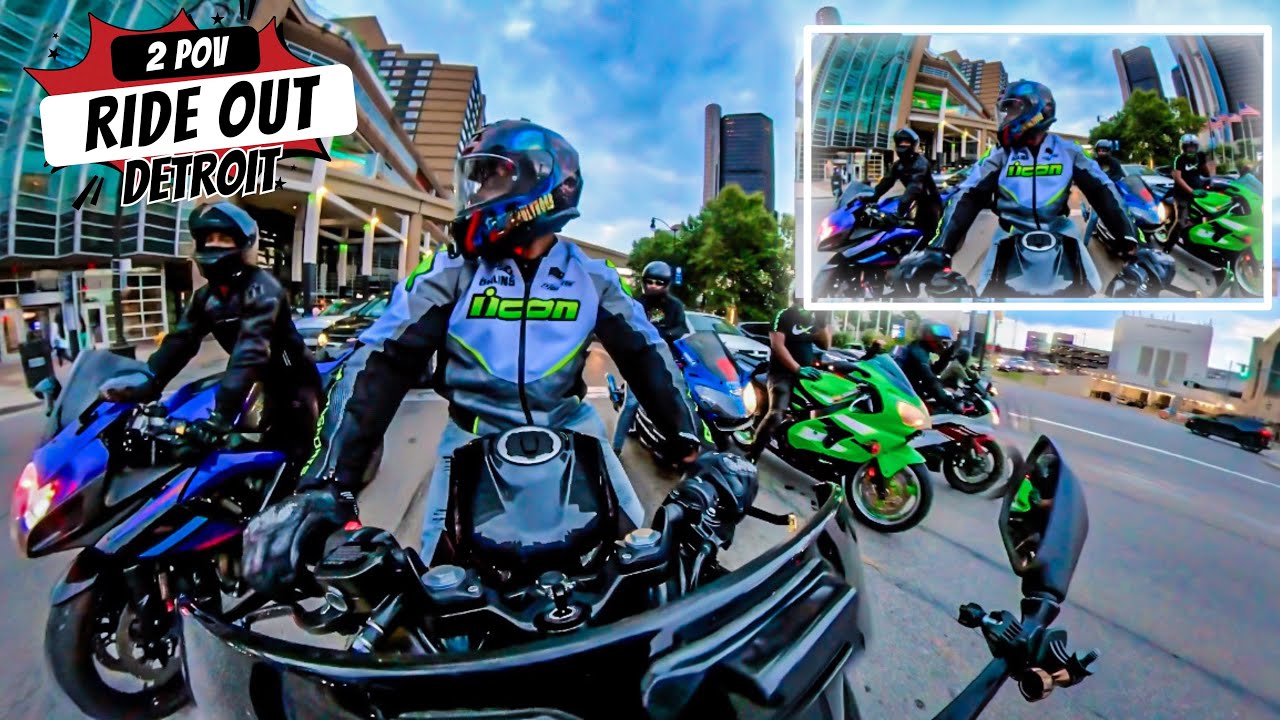 Detroit Bike Life Ride out | Part 1 | 2 Points Of View - YouTube