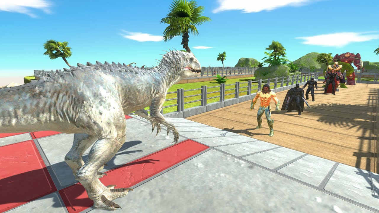 INDOMINUS REX OASIS DEATH RUN - Animal Revolt Battle Simulator - YouTube